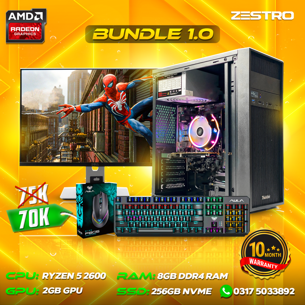 Gaming PC Bundle - Zestro Gaming