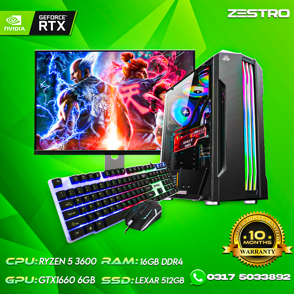 Gaming Pc Bundle Zestro Gaming
