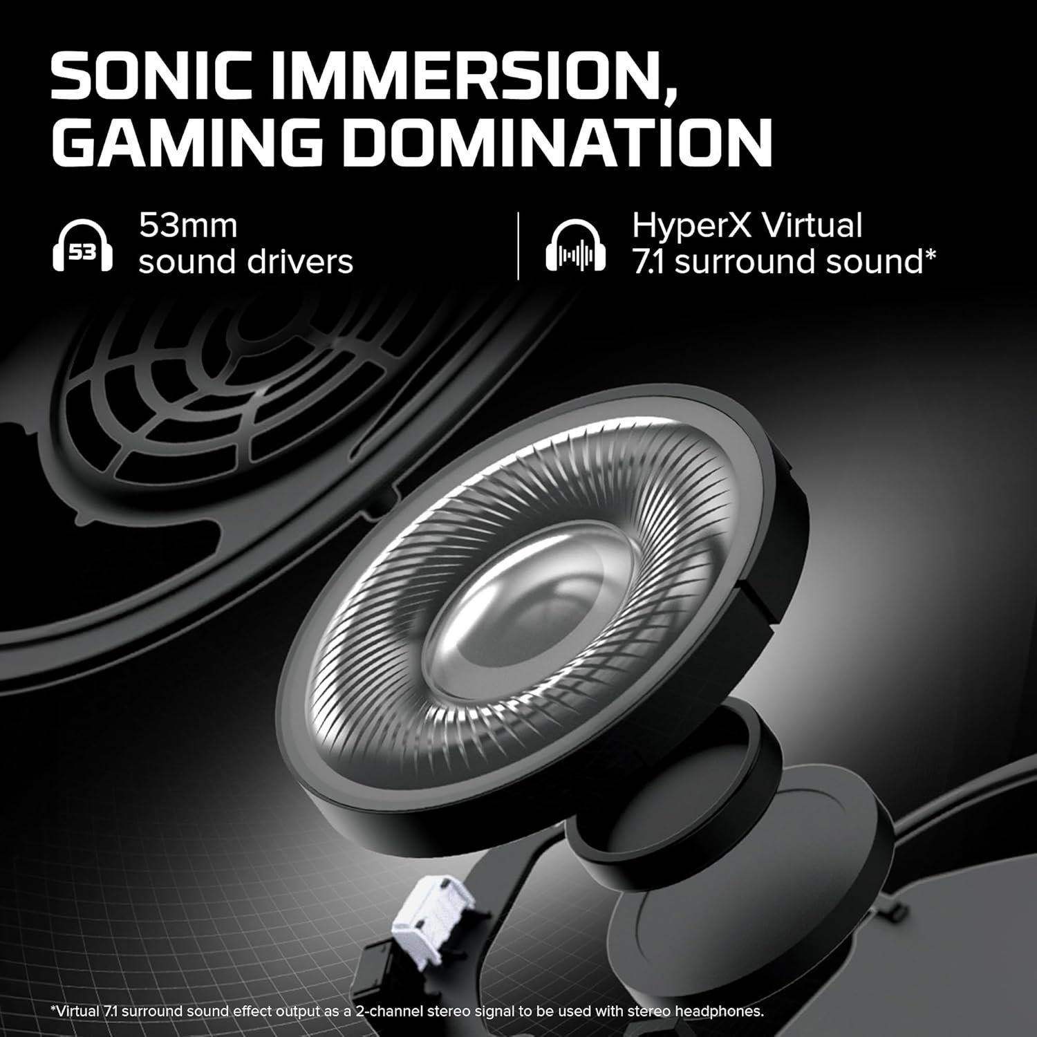 HyperX Cloud II - Gaming Headset, 7.1 Surround Sound